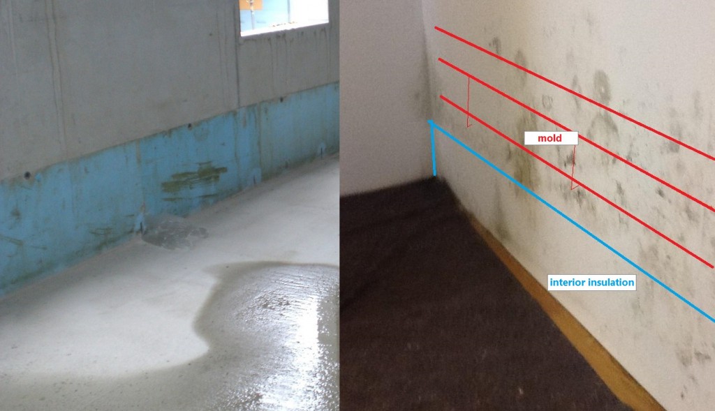 Investigation of mold formation on a wall with thermal bridging and ...